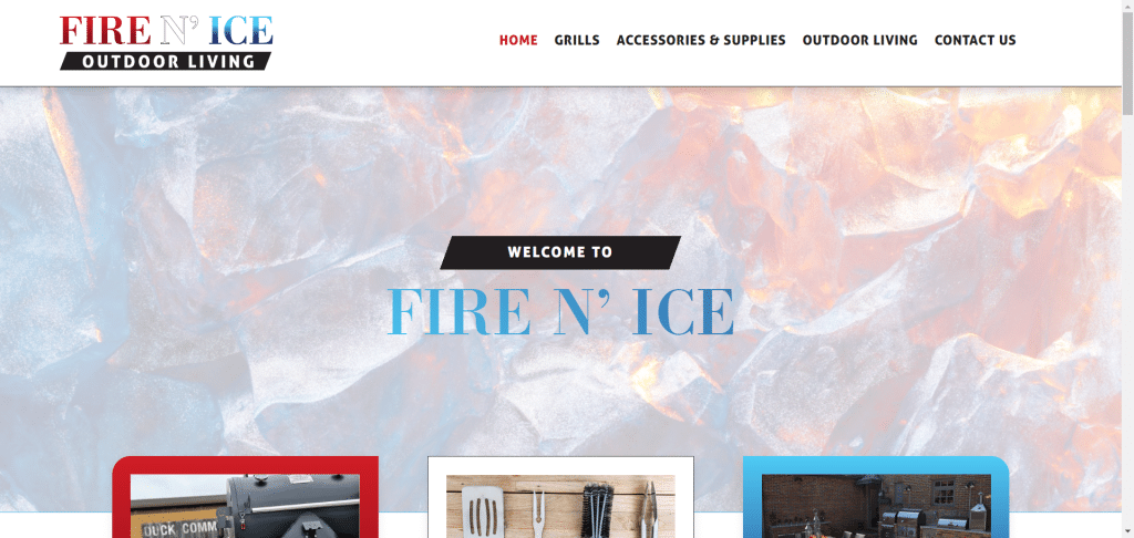 Fire N Ice Outdoor Living | New Website by Your Web Pro LLC